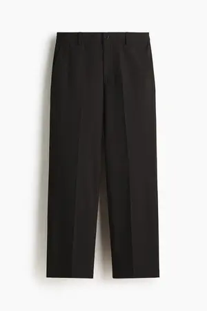H&m Relaxed Fit Trousers - Black