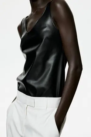 H&m Coated Vest Top