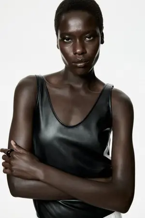 H&m Coated Vest Top