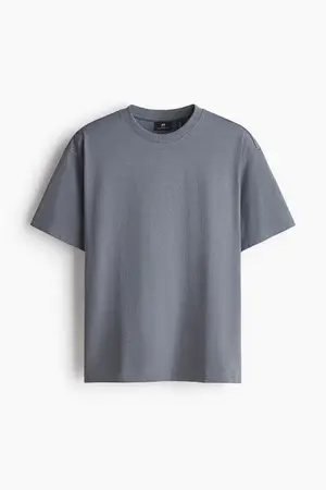 H&M Coolmax® Relaxed-fit T-shirt - Dark Gray