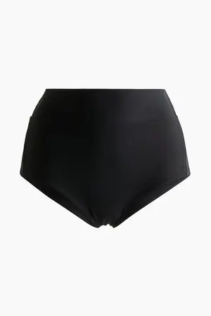 H&m High Waist Bikini Bottoms With Lycra - Black