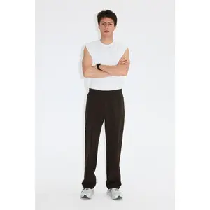 H&m Regular Fit Track Pants With Drymove - Dark Brown