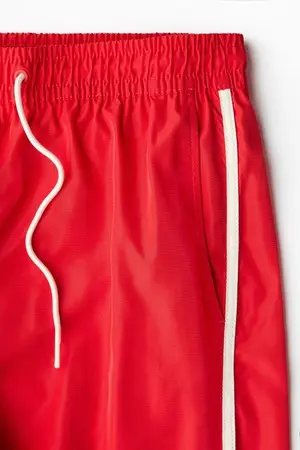 H&m Swim Shorts With Drawstring Waist - Red