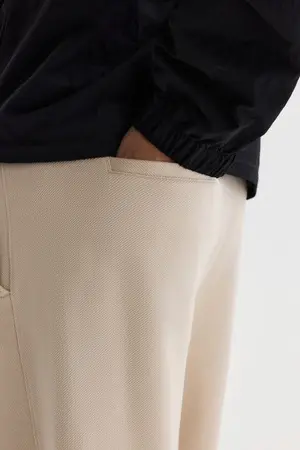 H&m Regular Fit Joggers - Light Beige