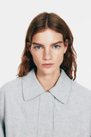 H&M Collared Bomber Jacket - Gray