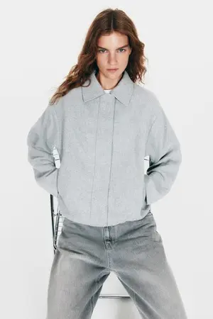 H&M Collared Bomber Jacket