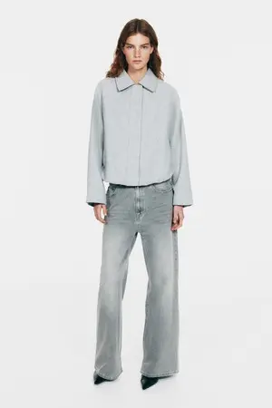 H&M Collared Bomber Jacket