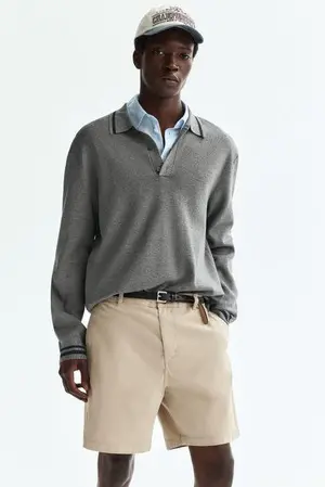 H&M Relaxed Fit Chino Shorts - Beige