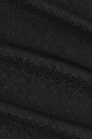 H&m Draped Mini Dress With Stand Collar