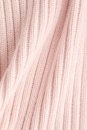 H&m Rib-knit Jumper With Raglan Sleeves - Light Pink
