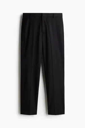 H&M Regular Fit Suit Trousers - Black