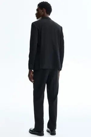 H&M Regular Fit Suit Trousers - Black