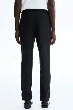H&M Regular Fit Suit Trousers - Black