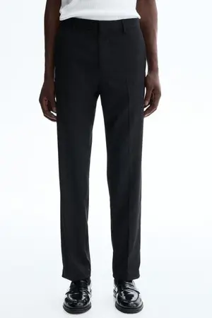 H&M Regular Fit Suit Trousers - Black
