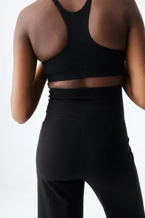 H&m Maternity Wide Leg Jersey Sports Trousers