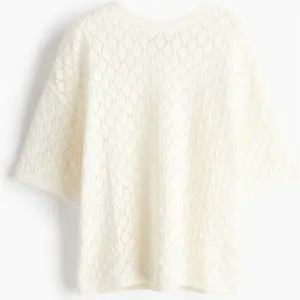 H&m Pointelle-knit Top - Cream