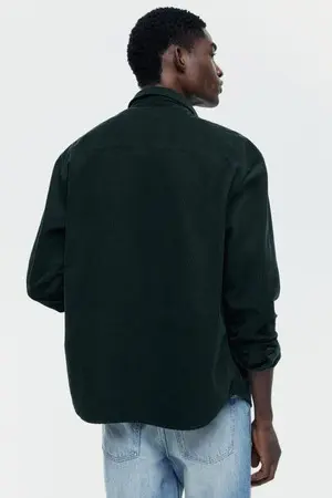 H&m Regular Fit Corduroy Shirt