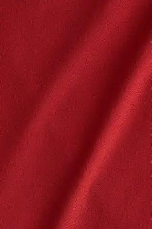 H&m Draped Jersey Mini Dress With V-neckline And Gathers - Red