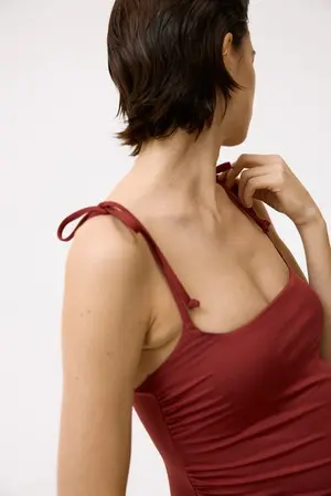 H&m Mama Padded-cup Tie-strap Swimsuit