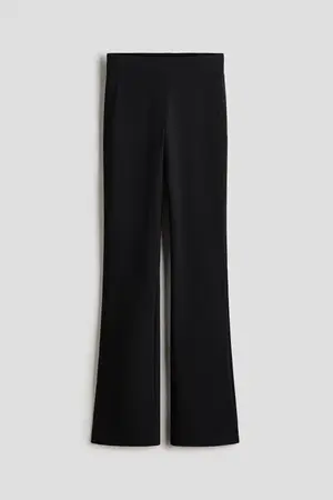 H&m Four-way Stretch Flared Trousers - Black