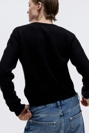 H&m Frill-trimmed Cardigan