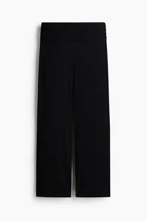 H&M Jersey Slim Fit Long Trousers - Black