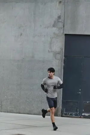 H&m Drymove™ Mesh Sports T-shirt - Beige