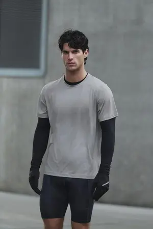H&m Drymove™ Mesh Sports T-shirt - Beige