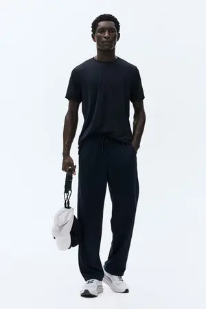 H&M Drymove™ Mesh Sports T-shirt - Dark Blue