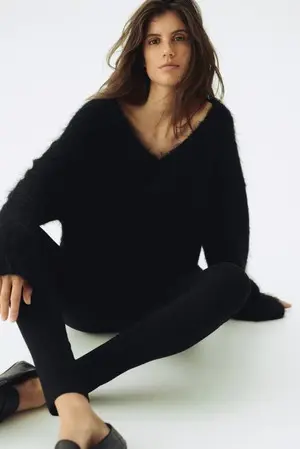 H&m Mama 2-pack Jersey Leggings - Black