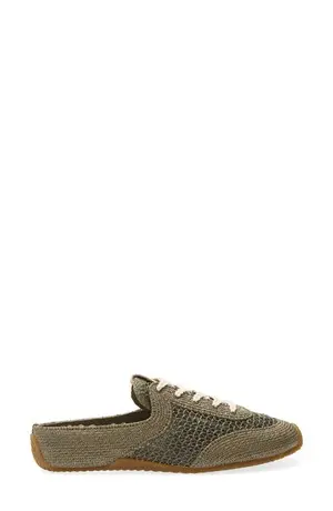 Rag & Bone Retro Runner Slim Ultra Mule - Loden Raffia