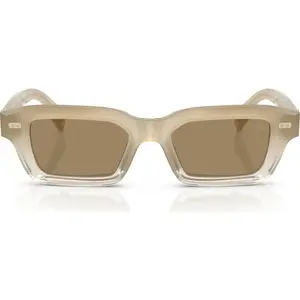 Brunello Cucinelli Rectangular Sunglasses - Hazelnut