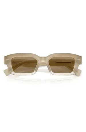 Brunello Cucinelli Rectangular Sunglasses - Hazelnut