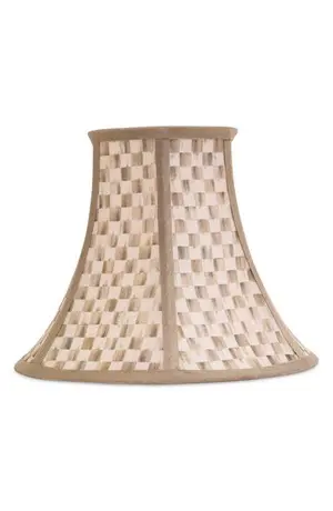 MACKENZIE-CHILDS Check Small Lampshade - Mocha