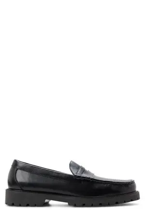 G.H.BASS Hartford Lugged Penny Loafer - Black