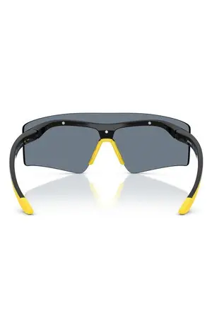 SCUDERIA FERRARI Shield Wrap Sunglasses - Light Blue Silver