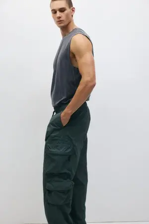 H&m Loose Fit Water-repellent Cargo Trousers