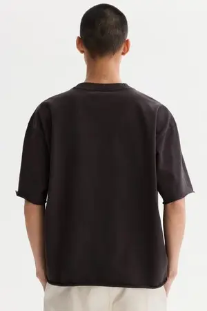 H&m Oversized Fit Boxy-style T-shirt - Black