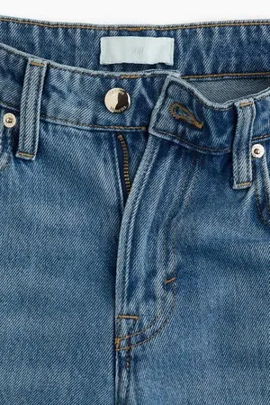 H&M Feather Soft Wide Leg Jeans - Denim Blue