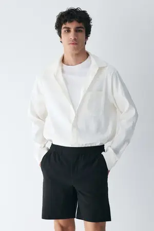 H&m Four-way Stretch Regular Fit Shorts - Black
