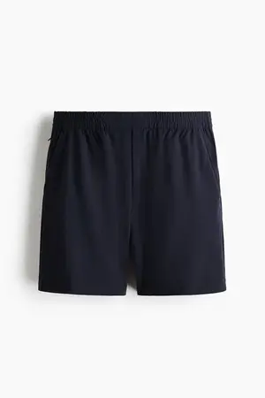 H&m Four-way Stretch Regular Fit Shorts - Navy Blue