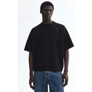 H&M Oversized Cotton T-shirt - Black