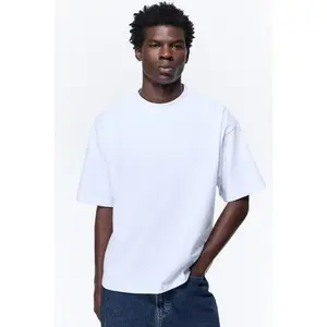 H&M Oversized Cotton T-shirt - White