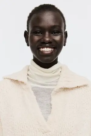 H&m Oversized Collared Bouclé Jumper