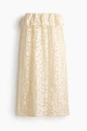 H&m Lace Midi Skirt