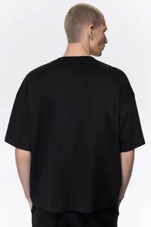 H&m Oversized Fit Interlock T-shirt - Black