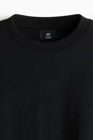 H&m Oversized Fit Interlock T-shirt - Black