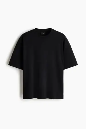 H&M Oversized Interlock T-shirt - Black