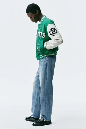 H&m Loose Fit Cotton Denim Jeans