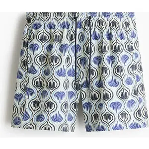 H&M H&M Printed Swim Shorts White/patterned